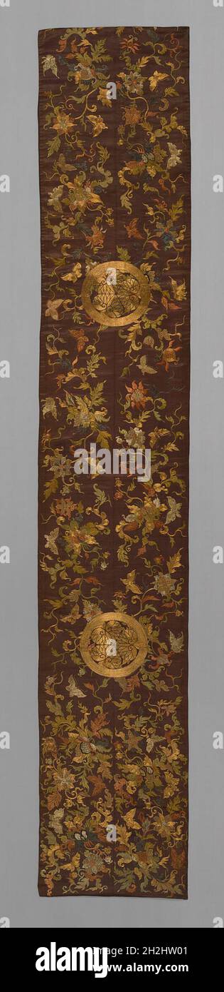 Mizuhiki (Temple Banner), Japan, Edo period (1615-1868), 1668/1703 ...