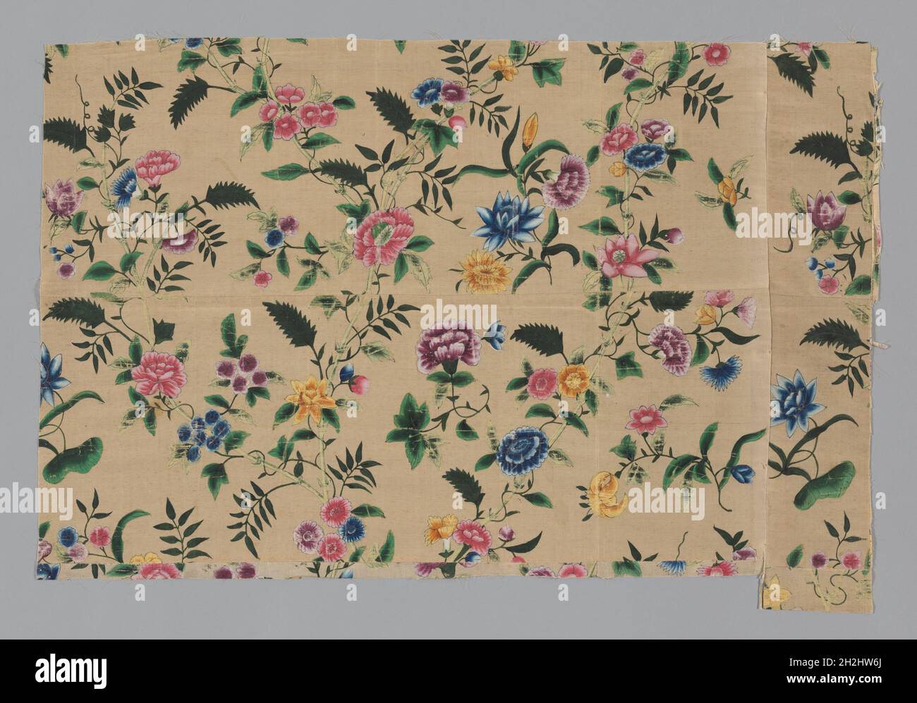 Panel (Dress Fabric), China, 18th century, Qing dynasty (1644-1911 ...