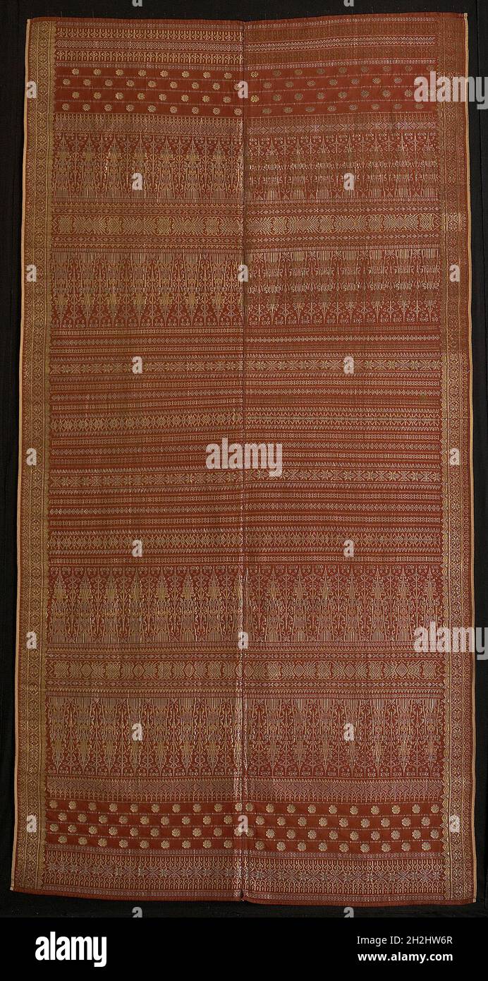 Ceremonial Shoulder Cloth (Kain songket lepus), Indonesia Stock Photo - Alamy