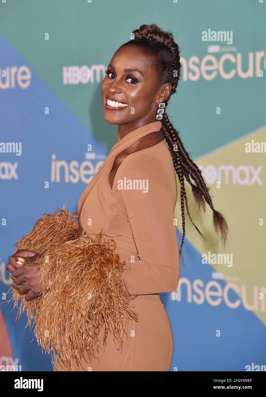 LOS ANGELES, CA - OCTOBER 21: Issa Rae attends the Premiere of HBO's ...