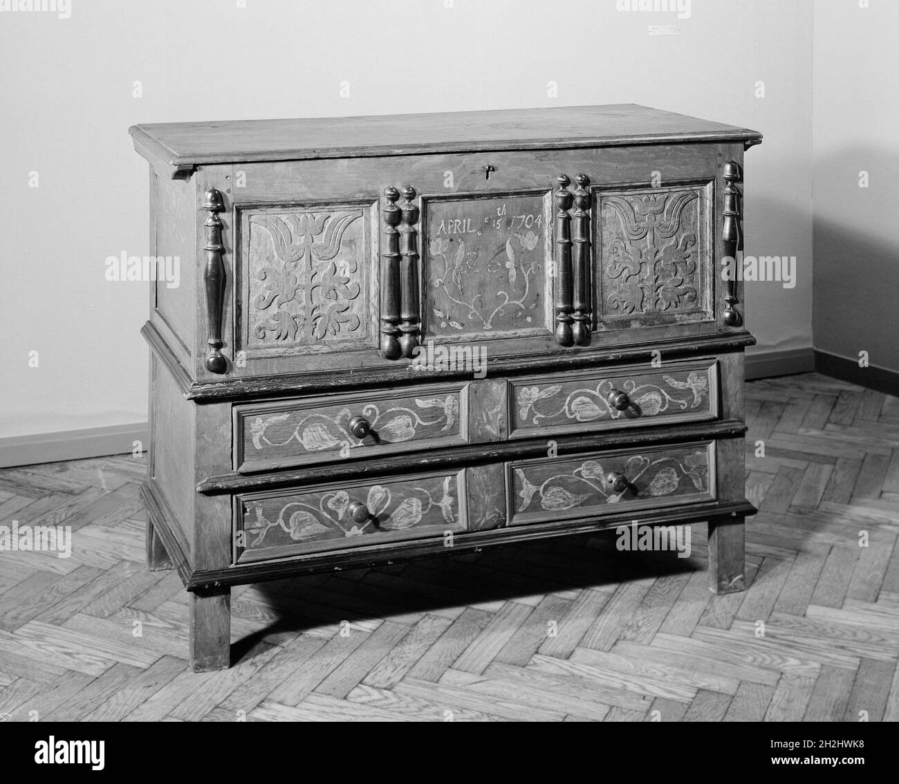 18th century chest Black and White Stock Photos & Images - Alamy