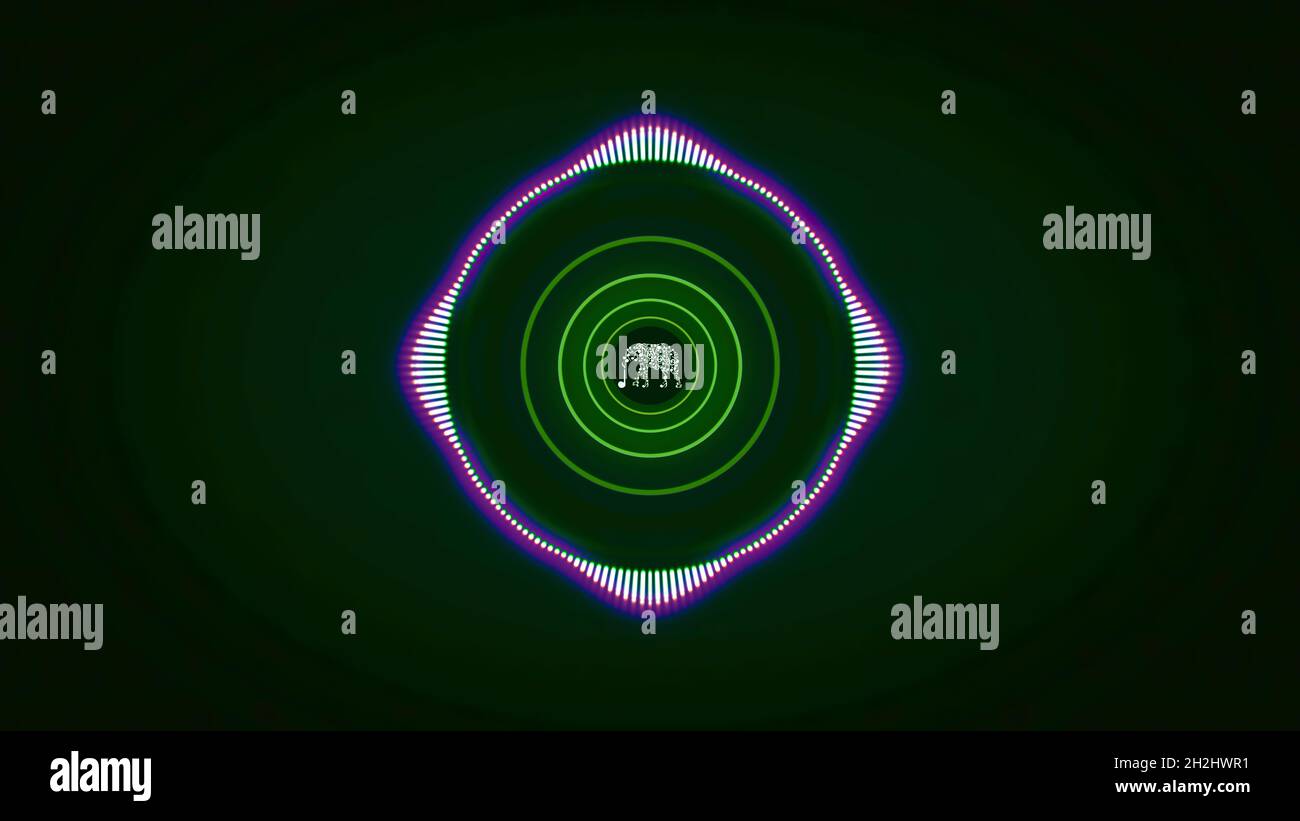 Music animation for backgrounds. Animation. Abstract sound track ...