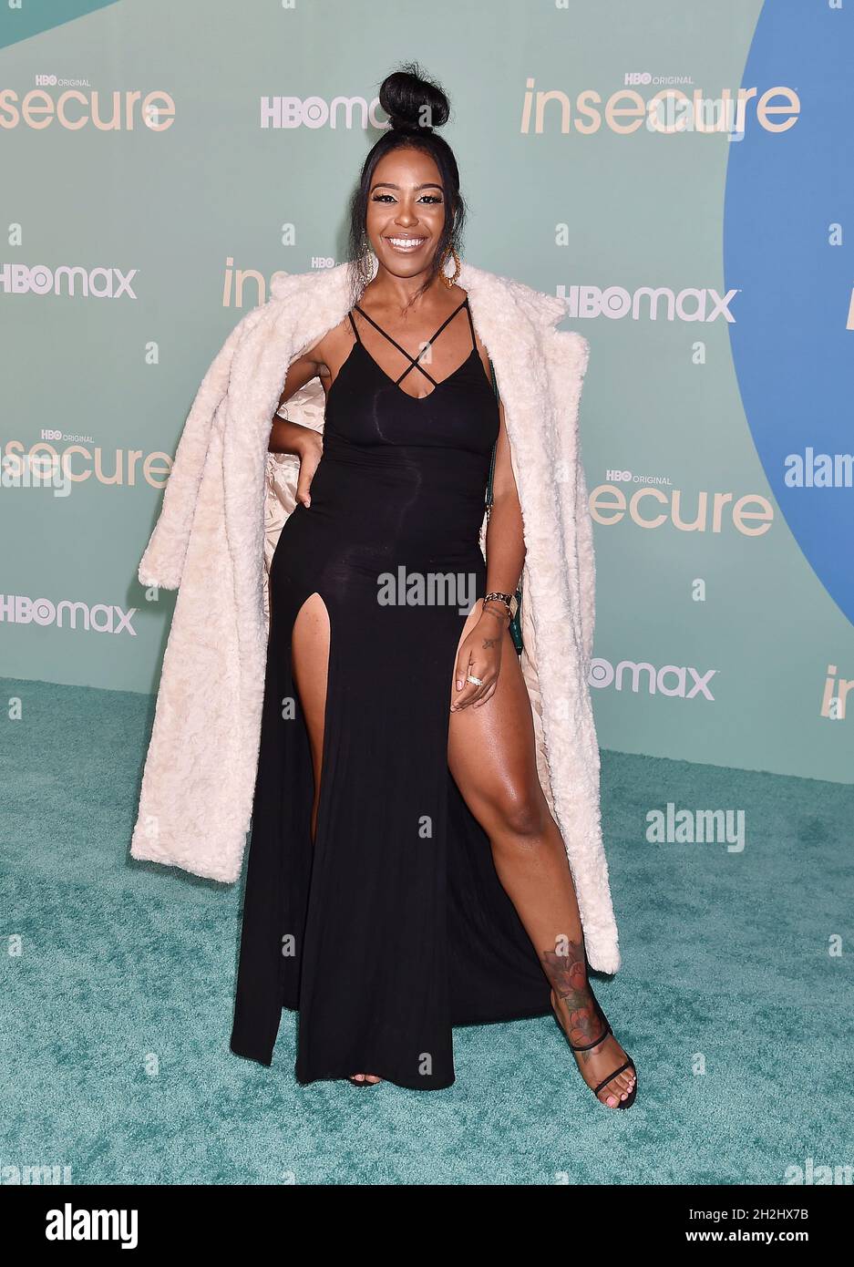 LOS ANGELES, CA - OCTOBER 21: Dominique Perry attends the Premiere of ...