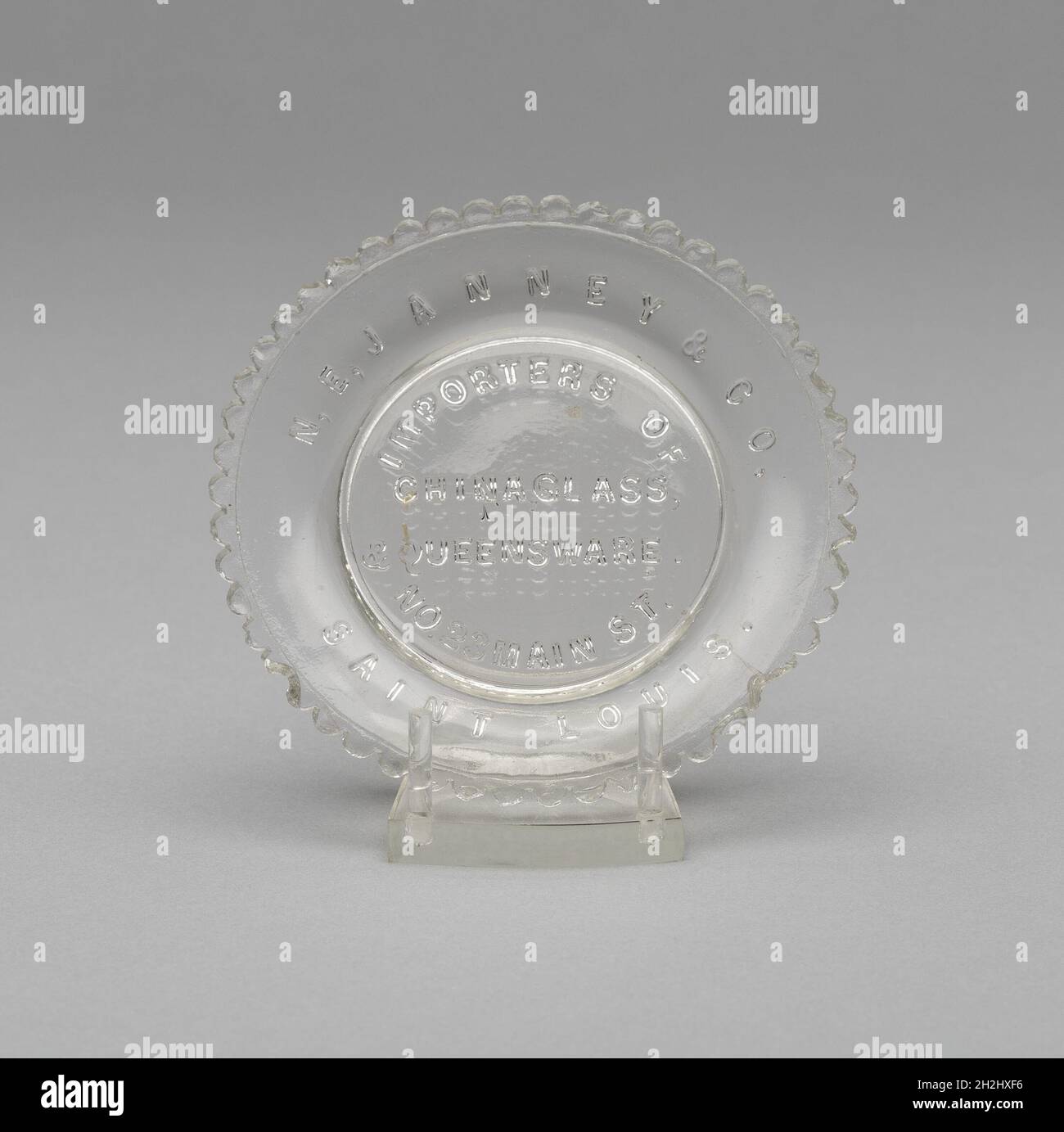 Cup plate, c. 1850 Stock Photo - Alamy