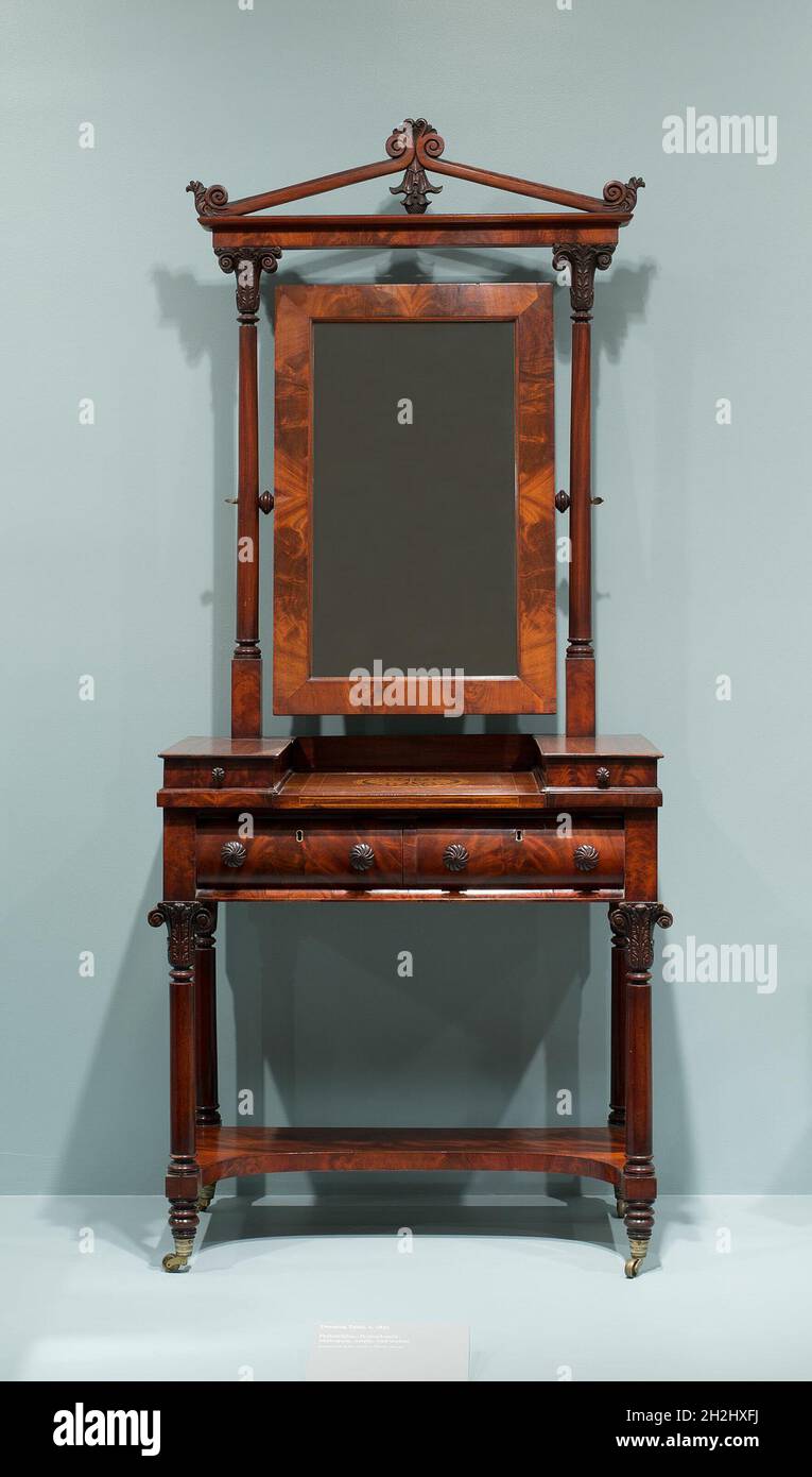 Dressing Table, c. 1835 Stock Photo - Alamy
