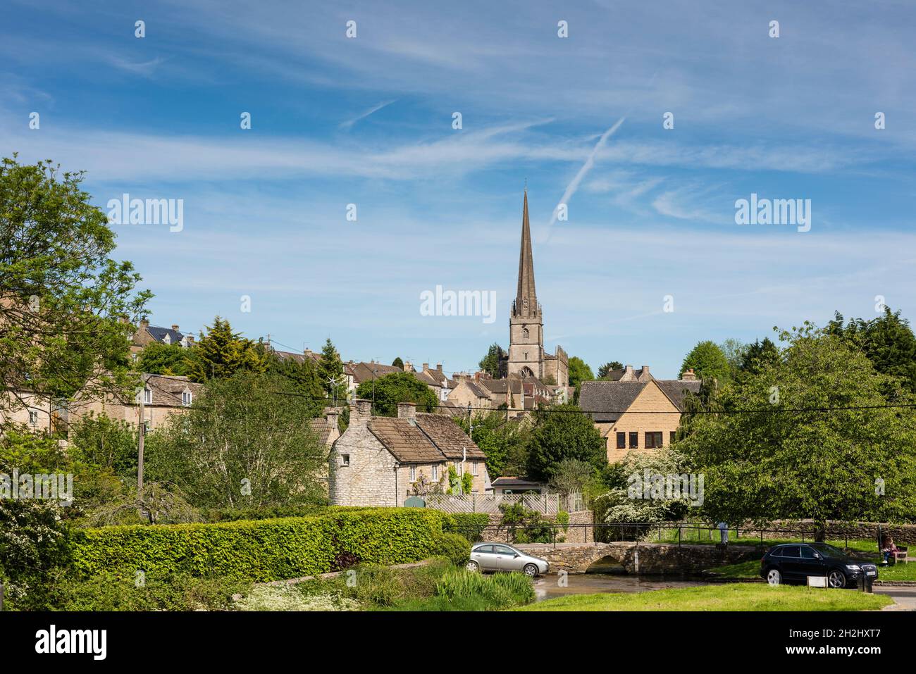 Skyline of Tetbury, Gloucestershire, UK Stock Photo - Alamy