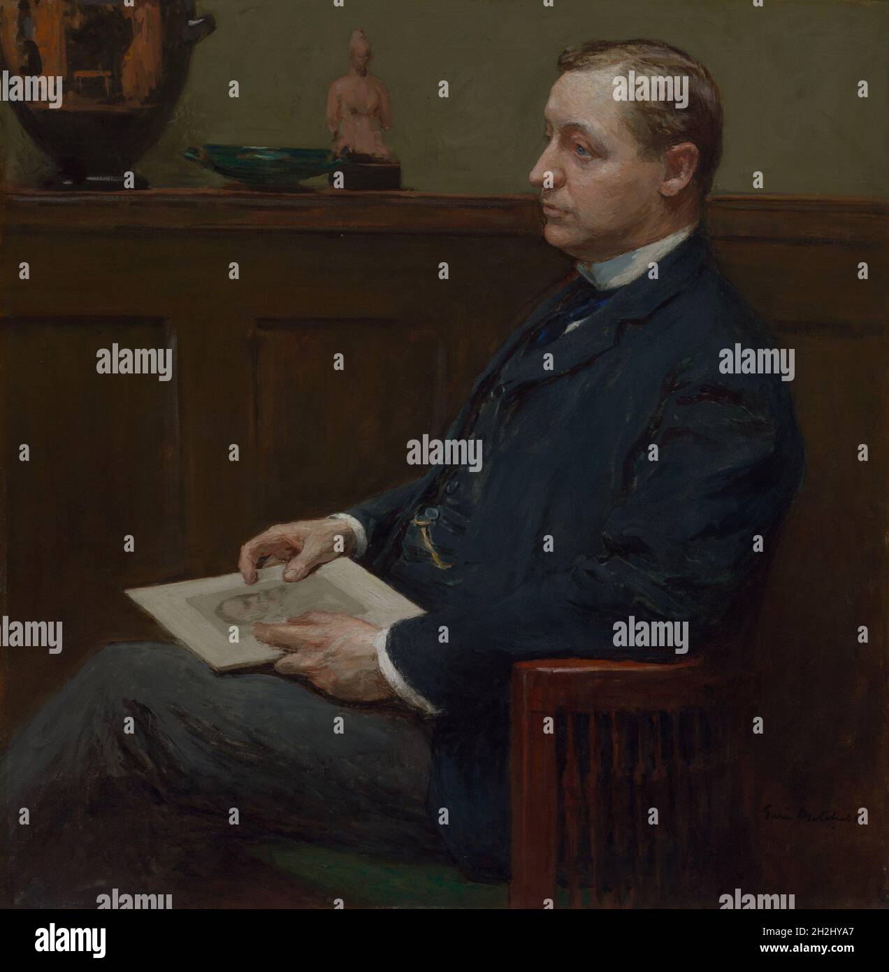 Portrait of Charles Lawrence Hutchinson, c. 1902. American banker and ...