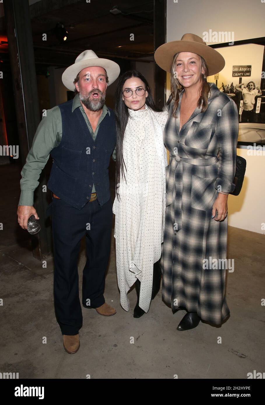 Los Angeles, Ca. 21st Oct, 2021. Brian Bowen Smith, Demi Moore, Shea ...