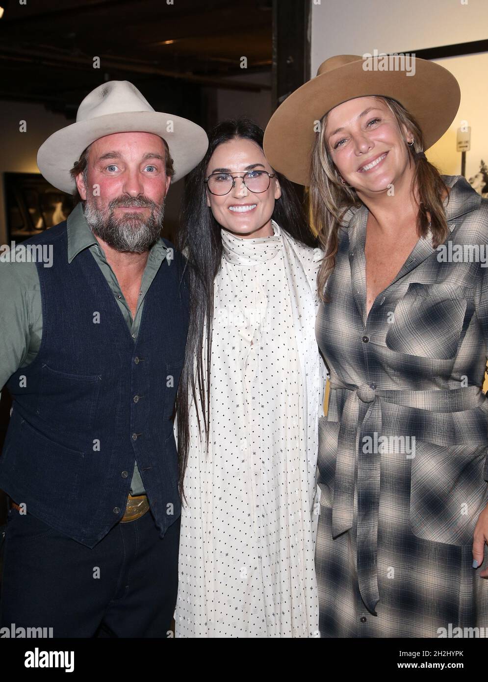 Los Angeles, Ca. 21st Oct, 2021. Brian Bowen Smith, Demi Moore, Shea ...