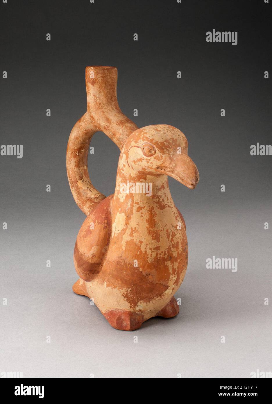 Handle Spout Vessel in Form of a Bird, 100 B.C./A.D. 500 Stock Photo ...