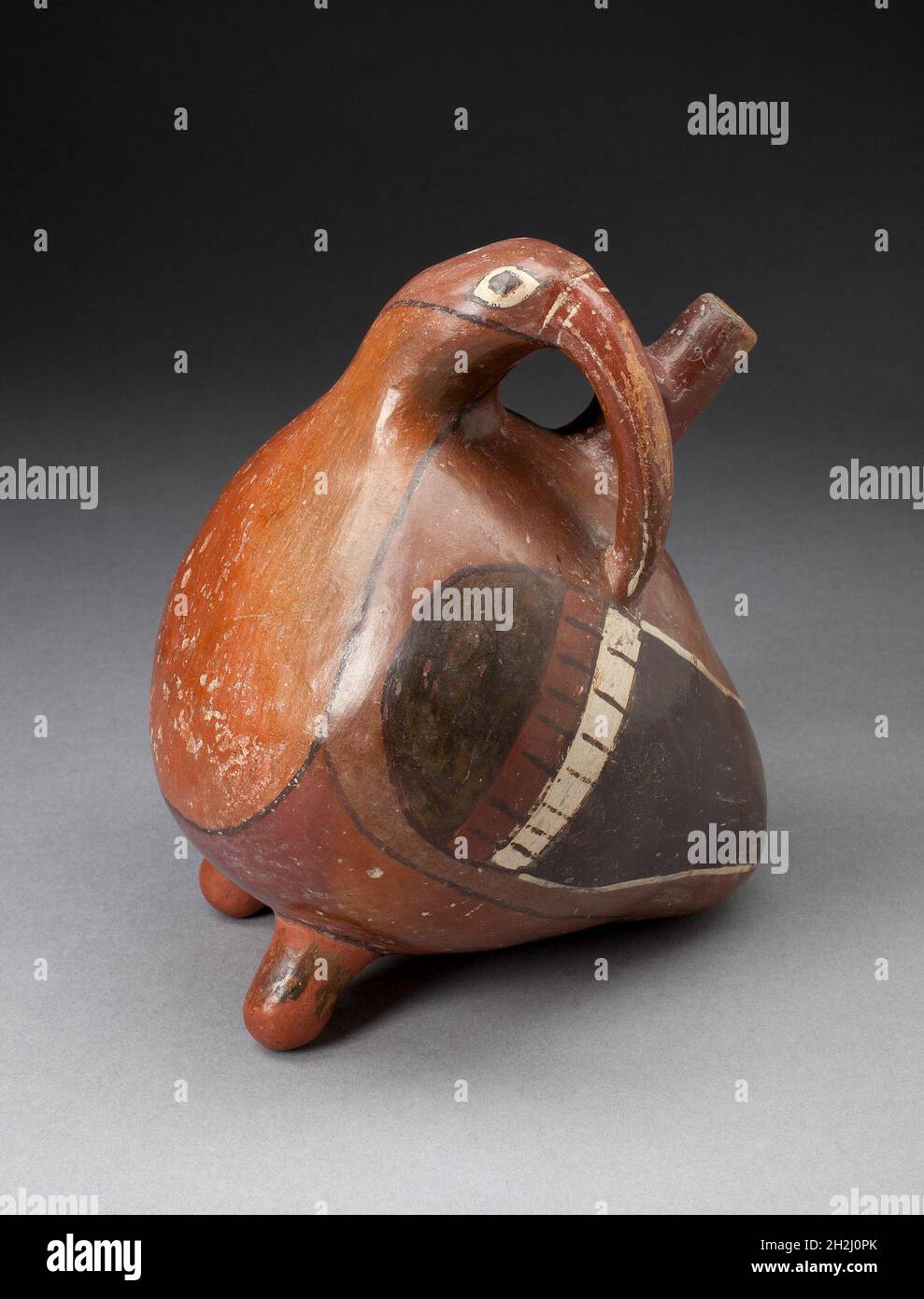 Single Spout Vessel in the Form of a Long-Beaked Bird with Turned Head ...