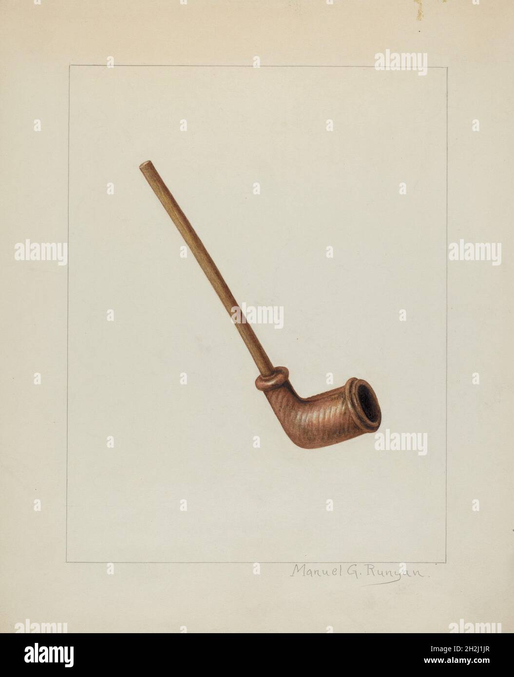 Clay Pipe, c. 1938 Stock Photo - Alamy