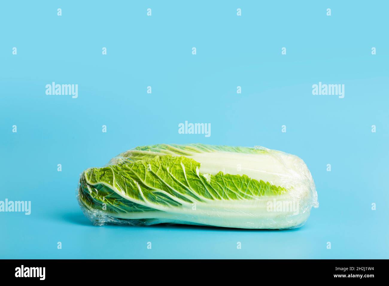 Vegetables in plastic packaging from the supermarket are minimal ...