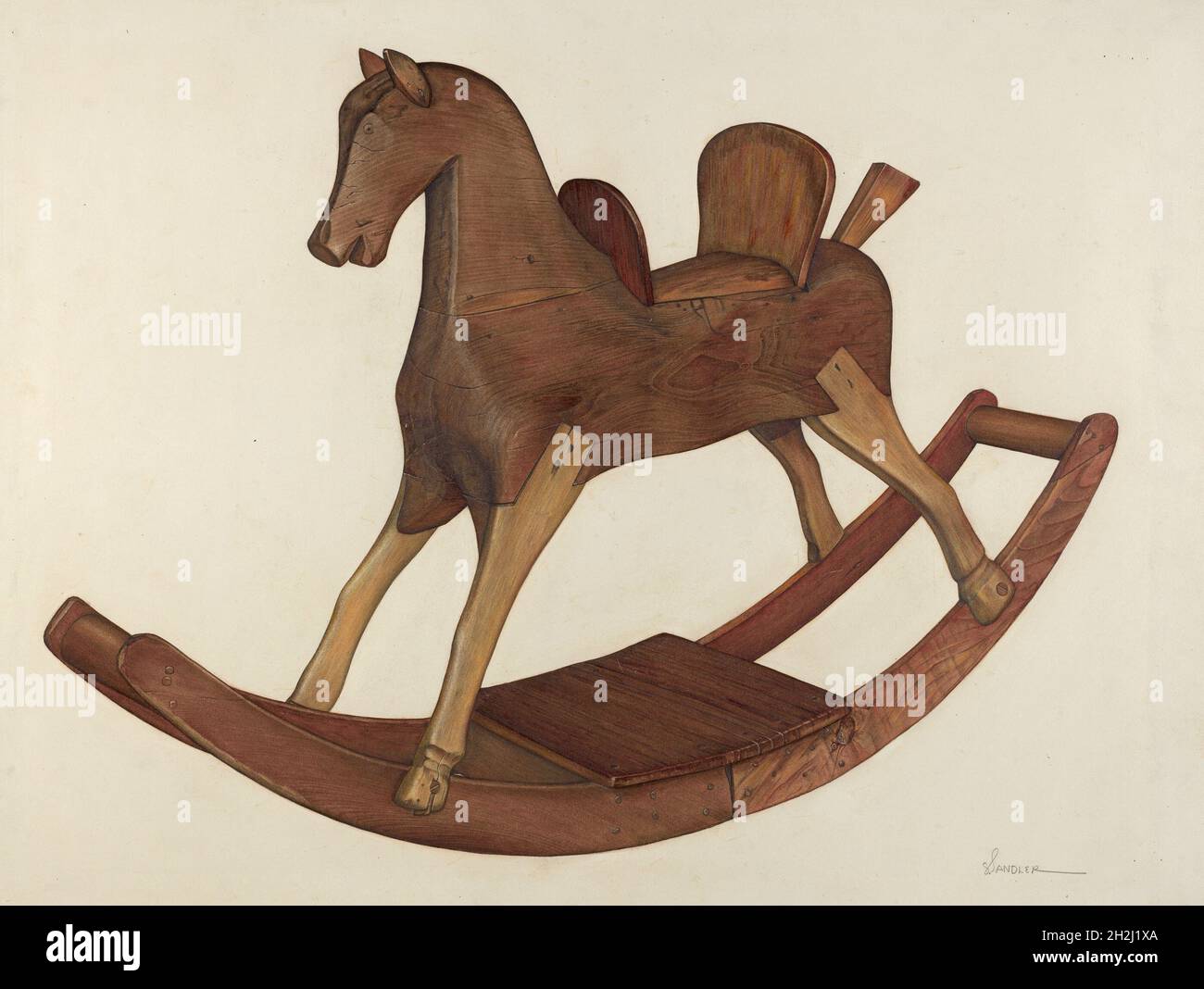 1940s rocking horse hi-res stock photography and images - Alamy