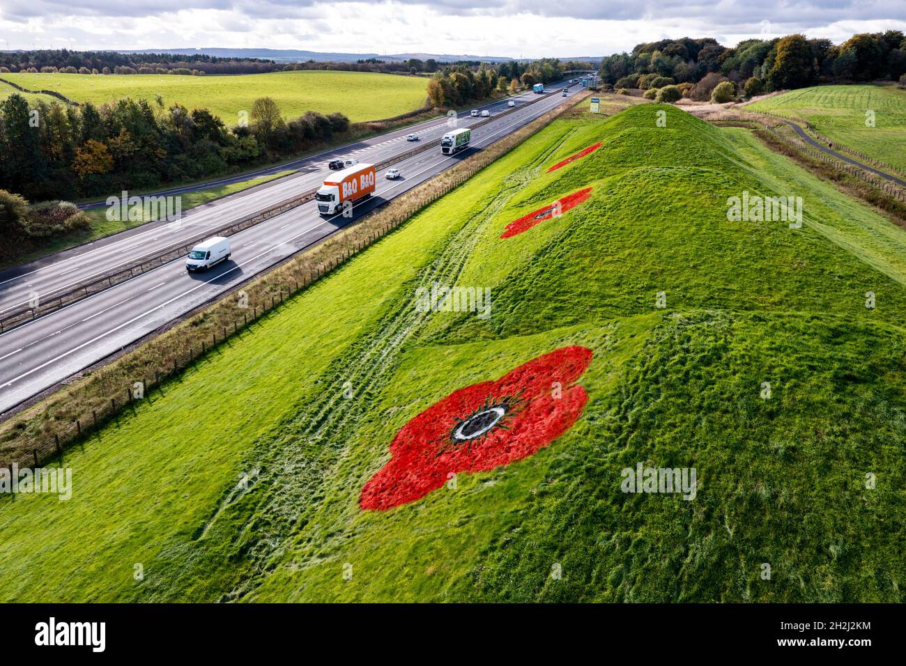 Livingston, Scotland, UK. 22nd Oct, 2021. PICTURED: Aerial images of ...