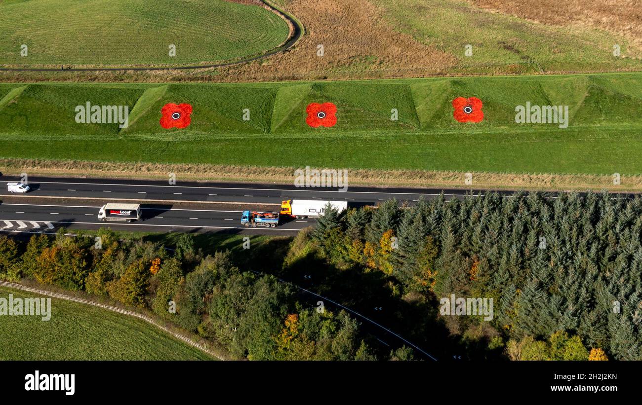 Livingston, Scotland, UK. 22nd Oct, 2021. PICTURED: Aerial images of ...