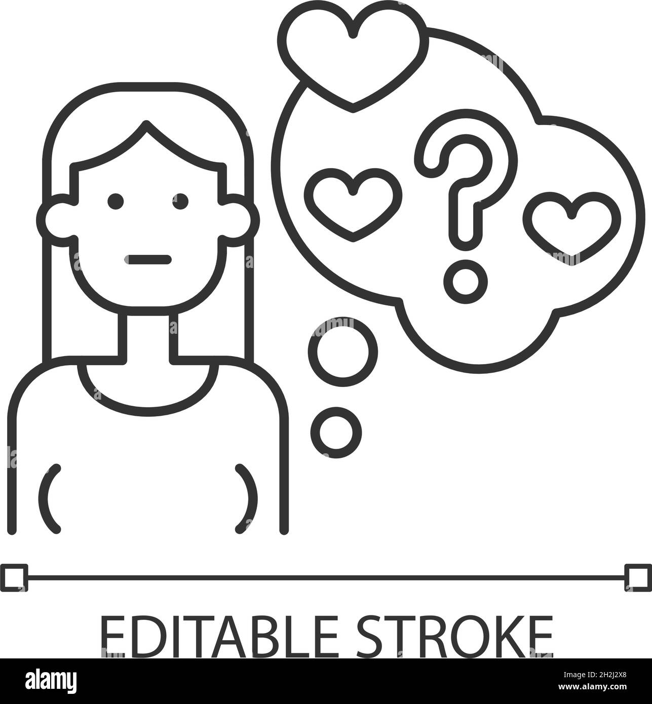 Hesitation Stock Vector Images - Alamy