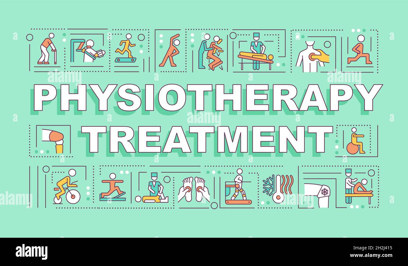 Physiotherapy treatment word concepts banner Stock Vector Image & Art ...