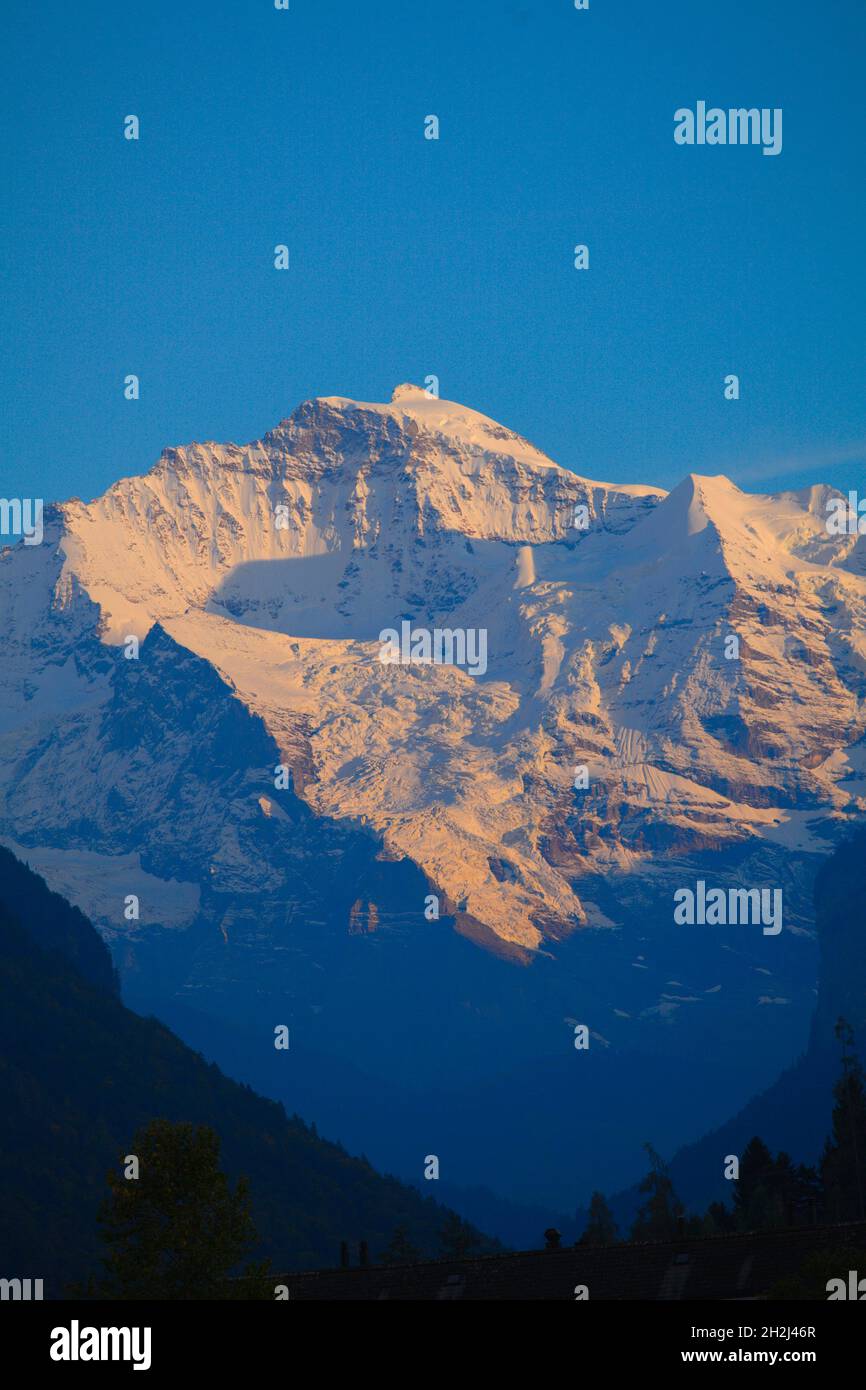 Jungfrau mountain interlaken switzerland hi-res stock photography and ...