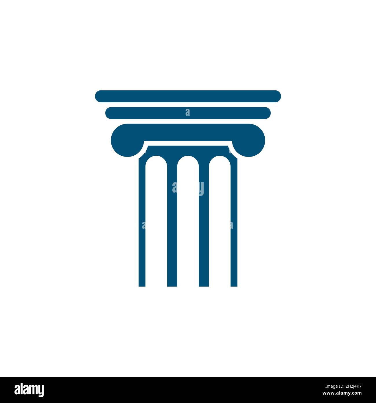 Pillar Illustration design concept related to architecture, building or ...