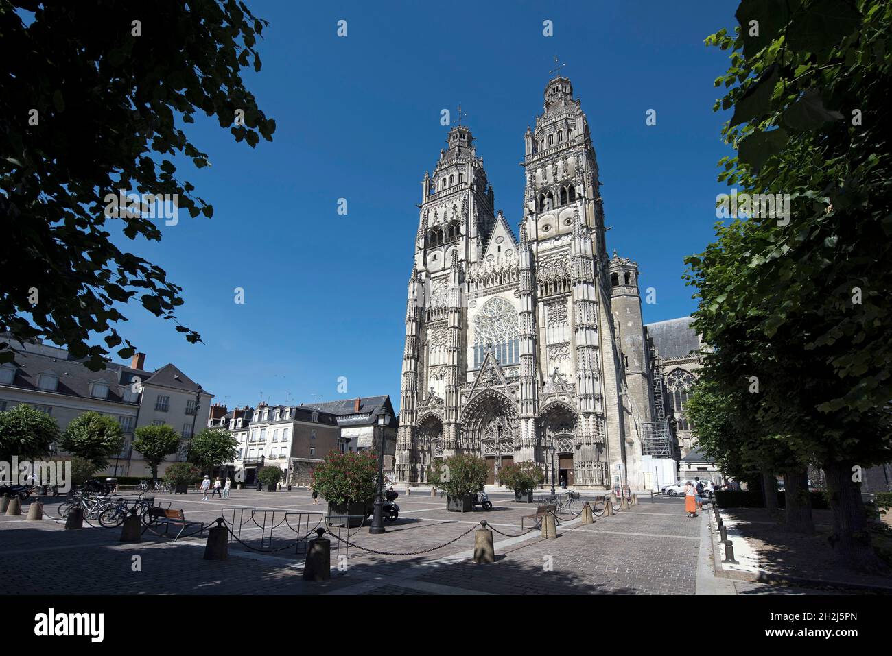 City of Tours (central western France): Tours Cathedral (French ...