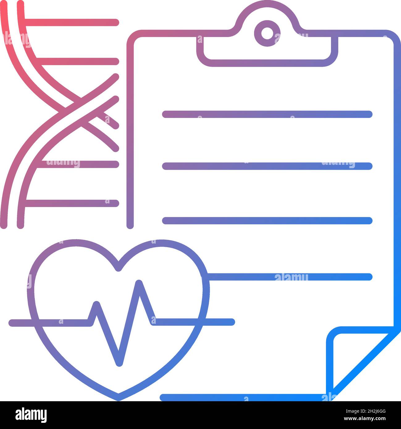 Measuring outcomes gradient linear vector icon Stock Vector Image & Art ...