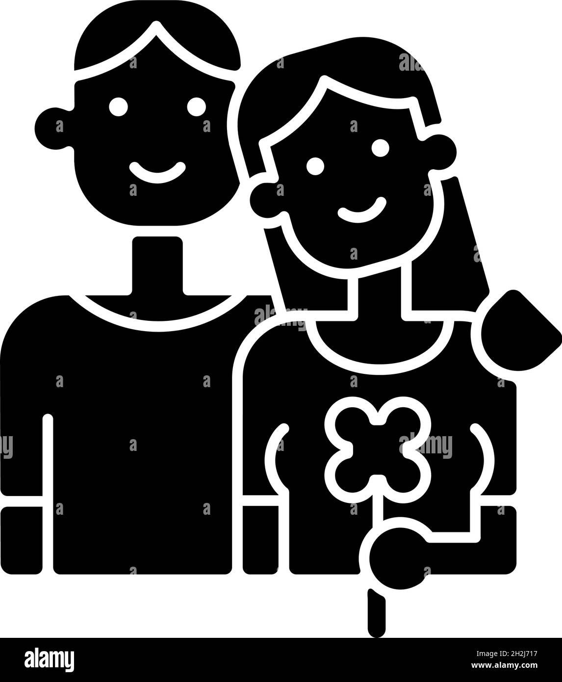 Conversation couple date woman Cut Out Stock Images & Pictures - Alamy