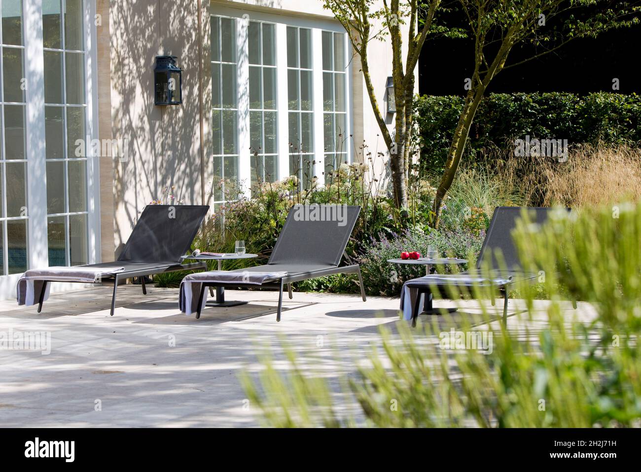 outdoor space of private homes Stock Photo - Alamy
