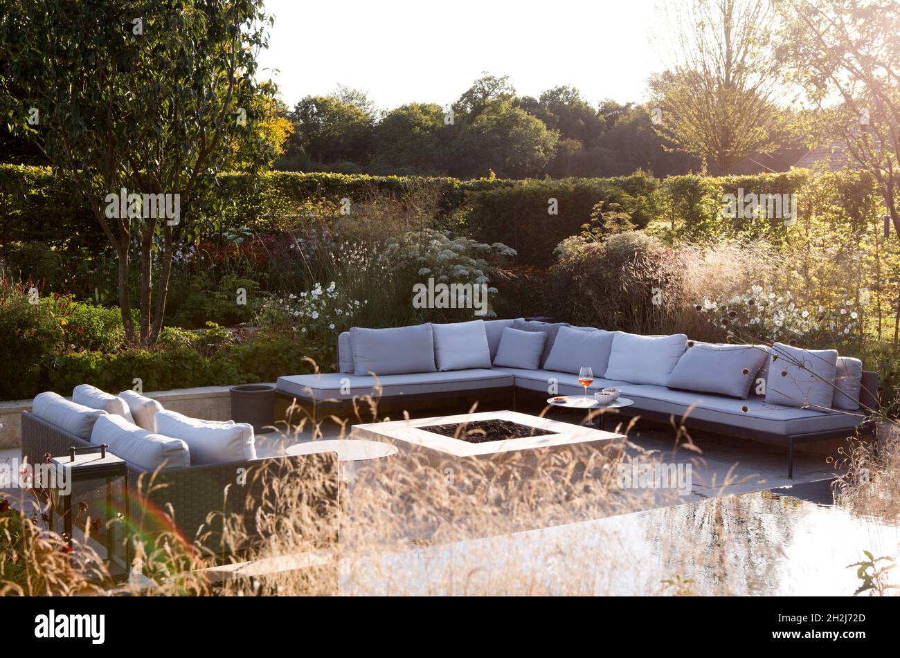 outdoor space of private homes Stock Photo - Alamy