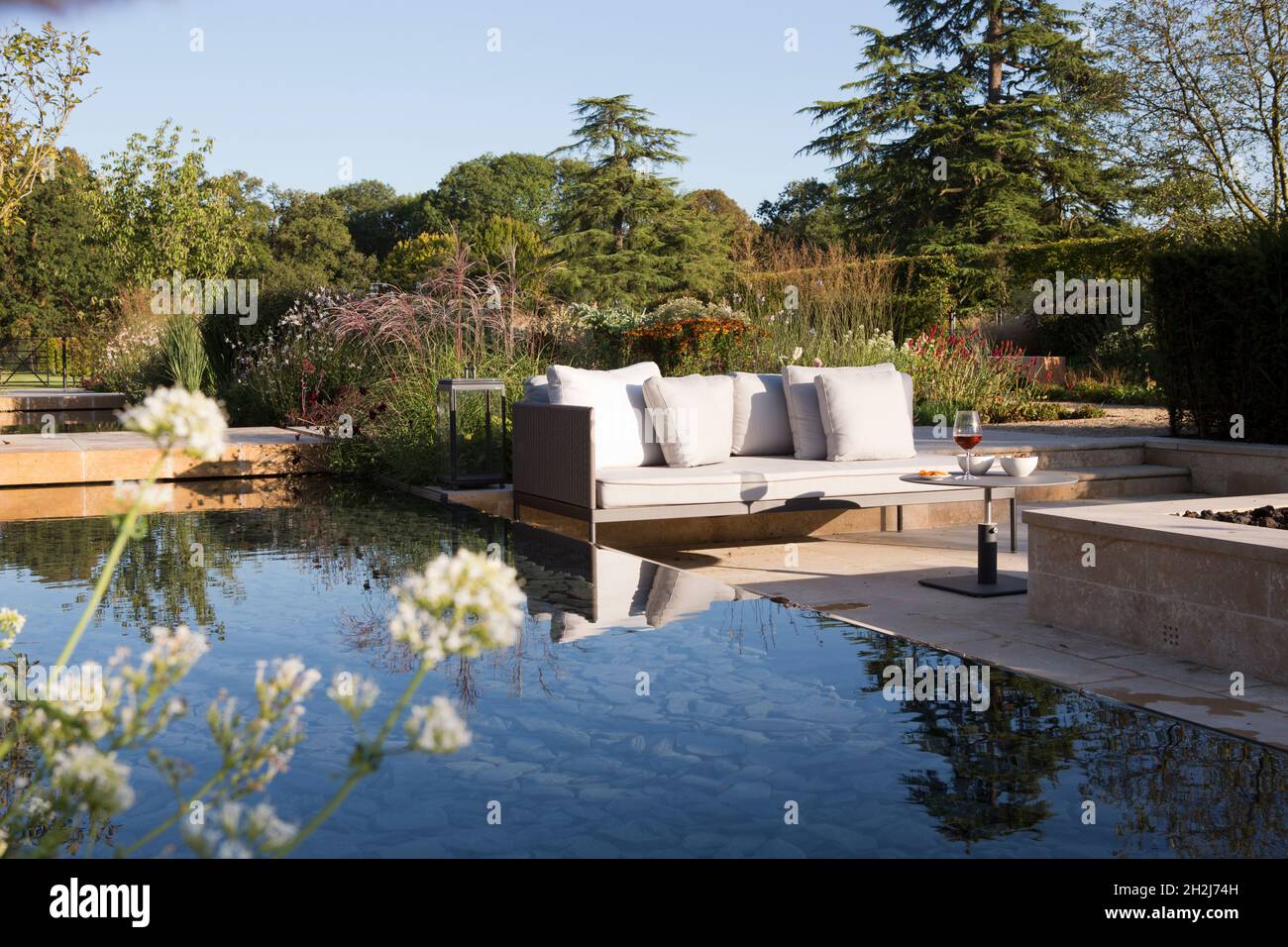 outdoor space of private homes Stock Photo - Alamy