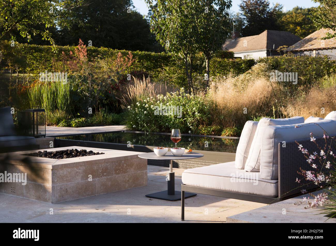 outdoor space of private homes Stock Photo - Alamy