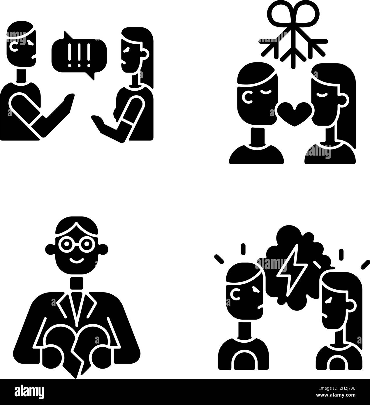 Relationship therapist Black and White Stock Photos & Images - Alamy