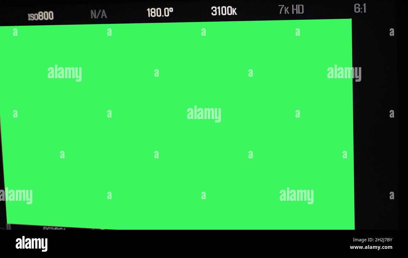 Video recording screen. Professional camera viewfinder frame on monitor ...