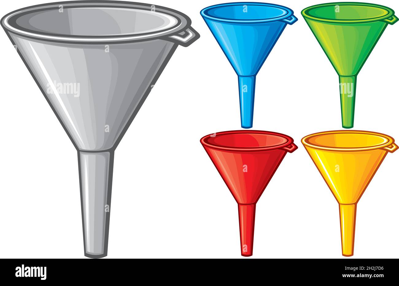 Funnel vector illustration Stock Vector Image & Art - Alamy