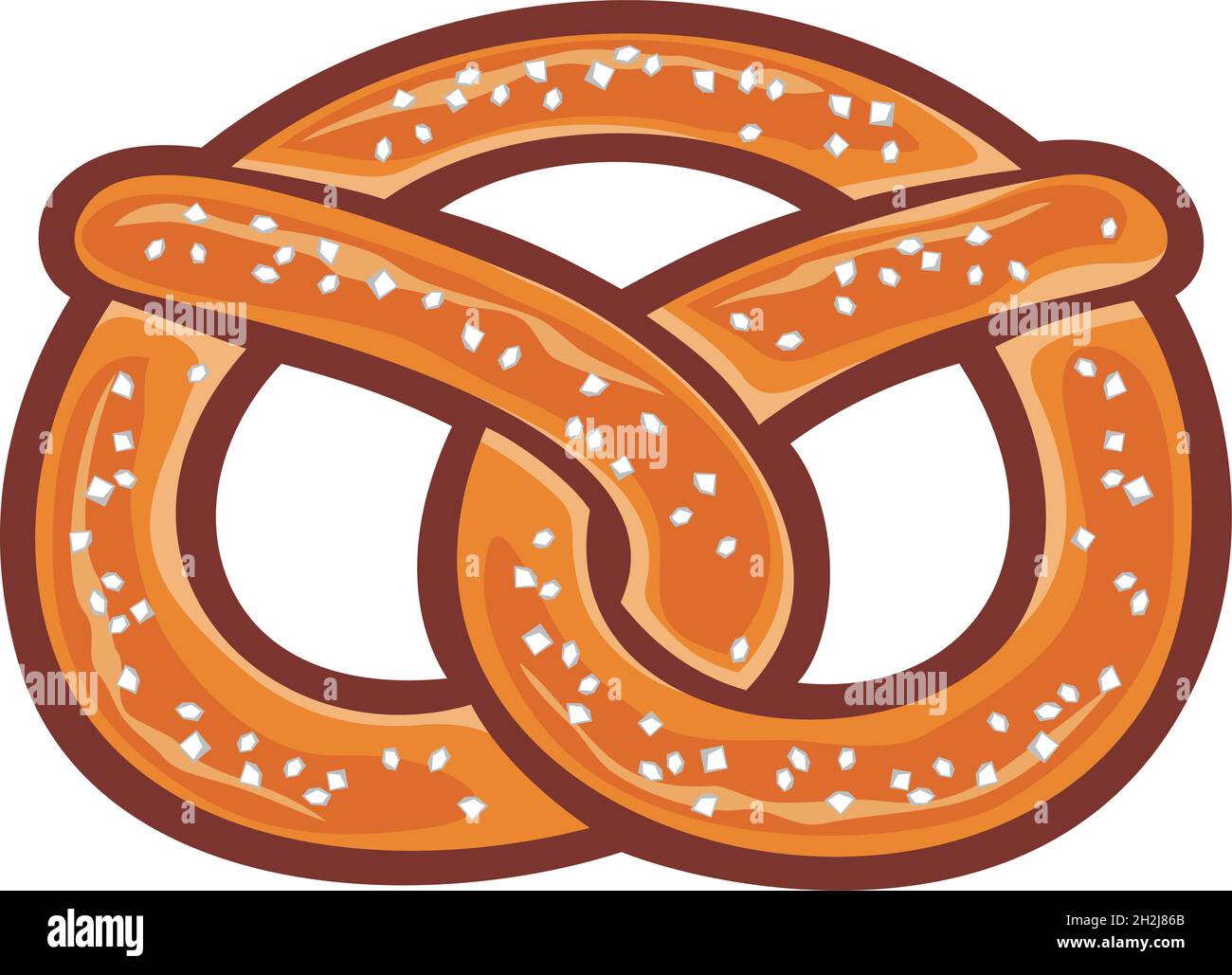 Pretzel vector illustration Stock Vector Image & Art - Alamy