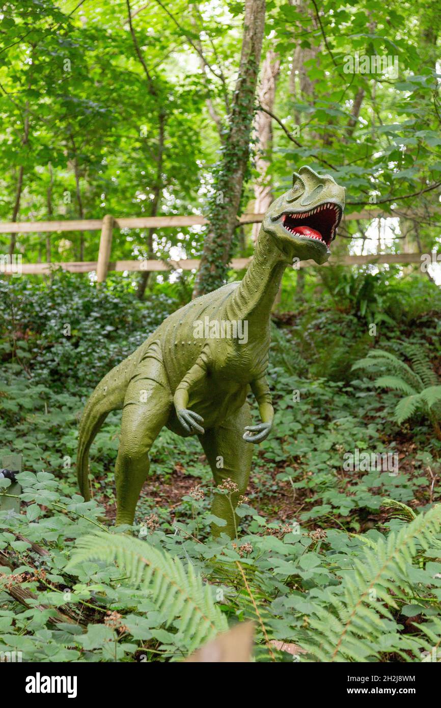 Dino trek at Woodlands Family Theme Park, Totnes, Devon, England ...