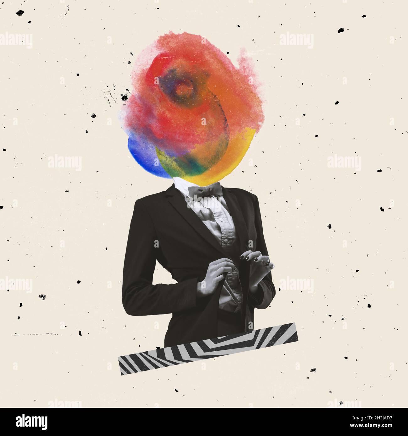 Modern design, contemporary art collage. Inspiration, idea, trendy ...