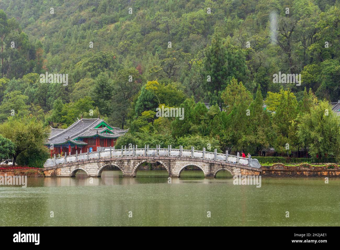 Black Dragon Pool in Lijiang, Yunnan Province, China Stock Photo - Alamy