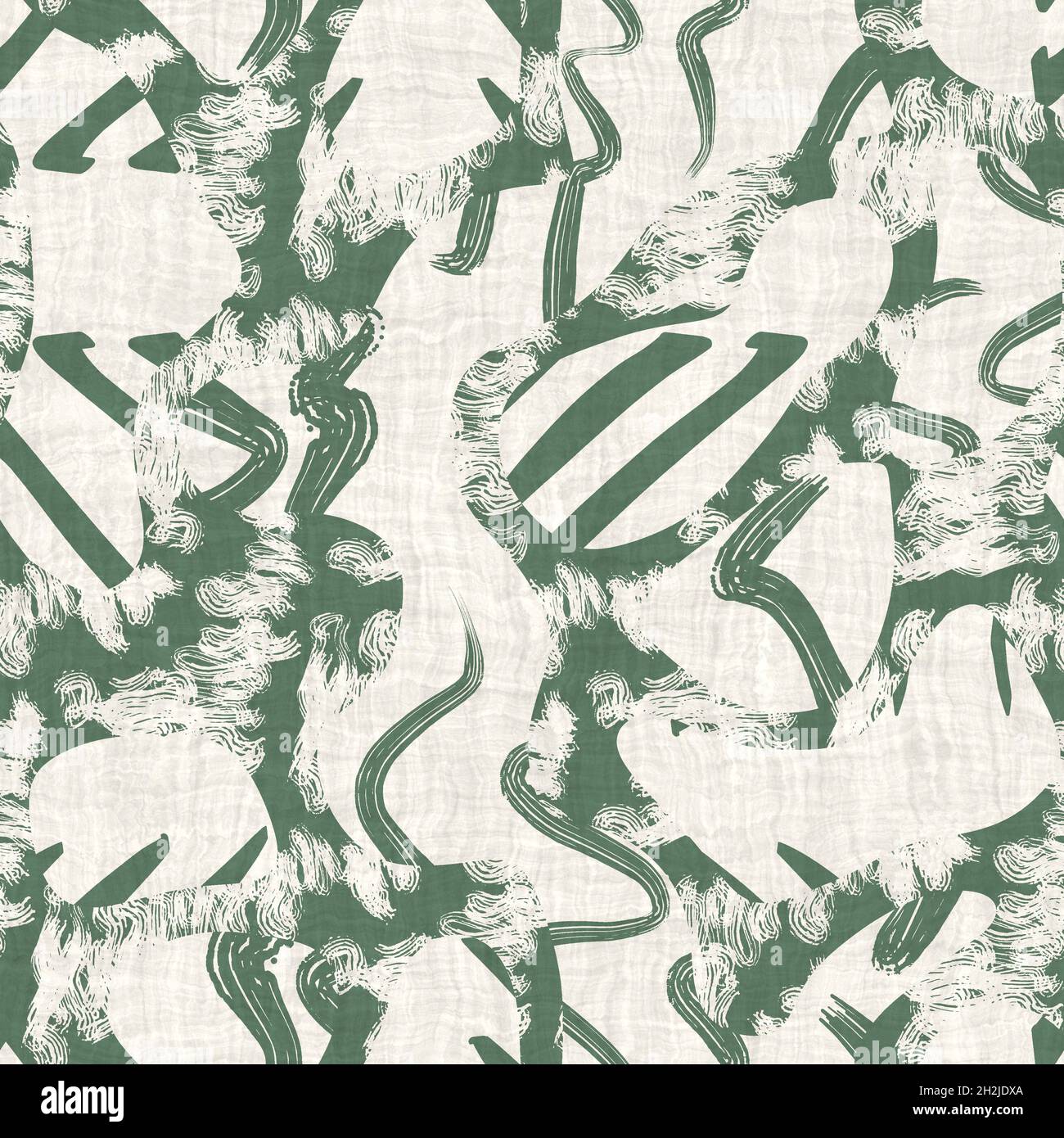 Seamless two tone hand drawn brushed effect pattern swatch Stock Photo ...