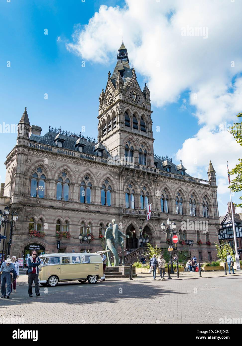 Chester City town hall townhall square Chester 2021 Stock Photo - Alamy