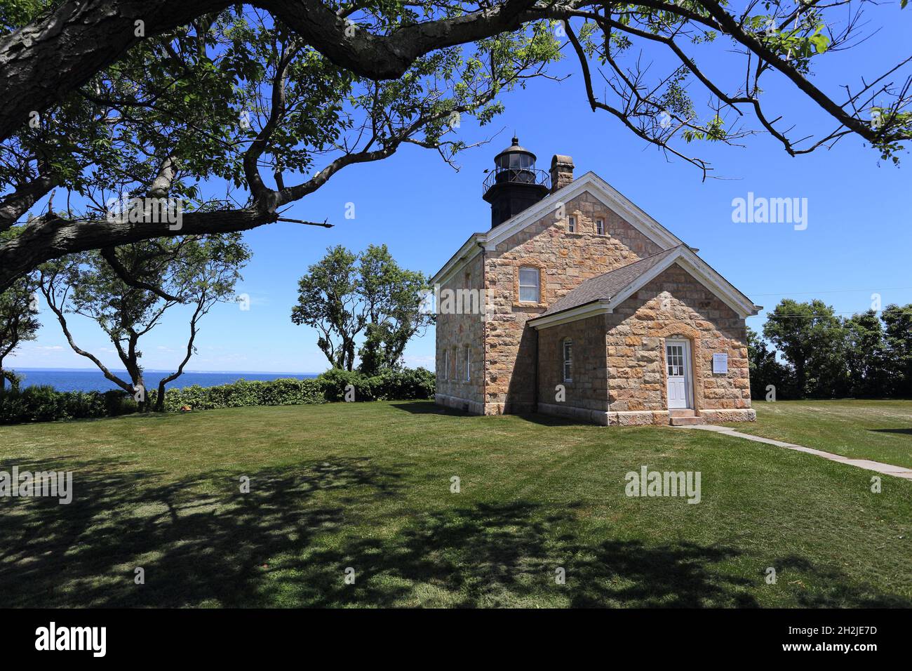 Old Field Lighthouse Long Island New York Stock Photo - Alamy