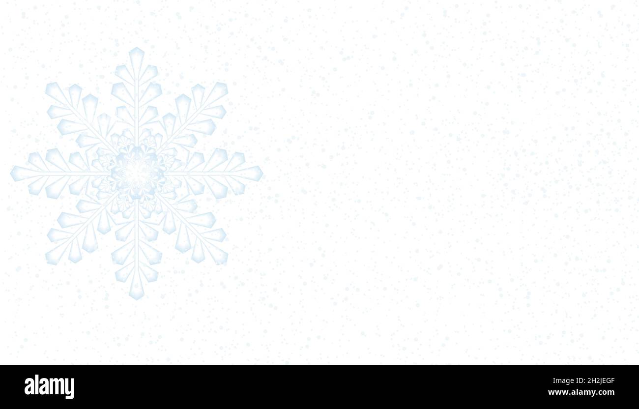 Snowflake white background background banner Stock Vector Image & Art ...