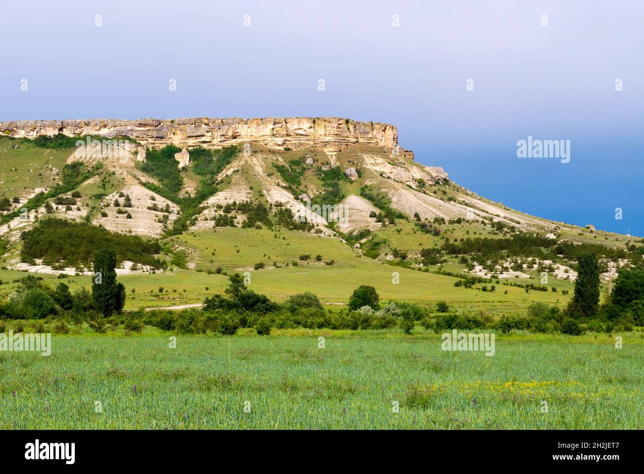 Photos of the Crimean autumn peninsula, Ak-Kaya White rock, Belogorsky ...