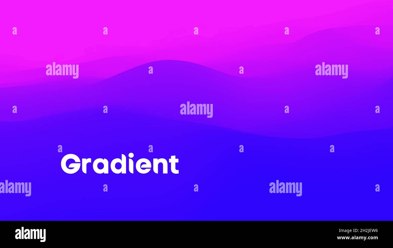 Purple blue gradient wave. Neon gradient graphic color background ...