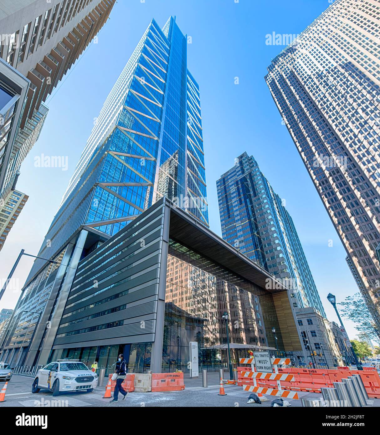 Four seasons hotel philadelphia at comcast center hi-res stock ...