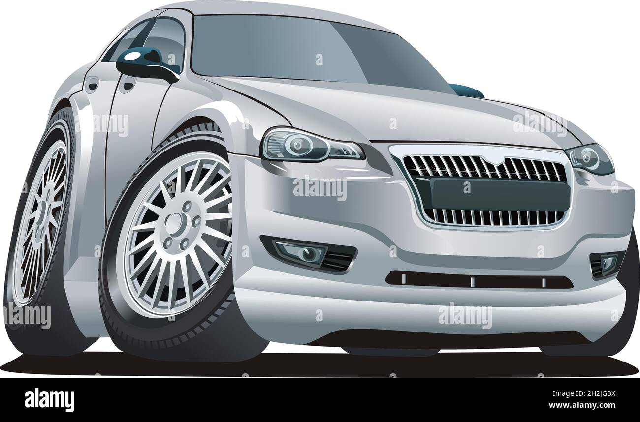 Cartoon car isolated on white background. Available EPS-10 vector ...