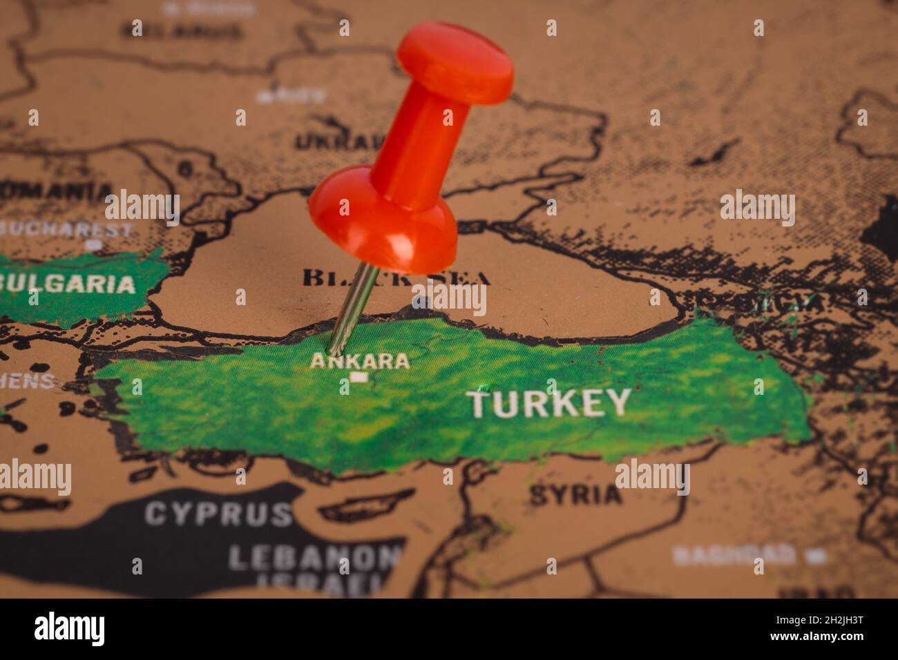 Ankara city map hi-res stock photography and images - Alamy
