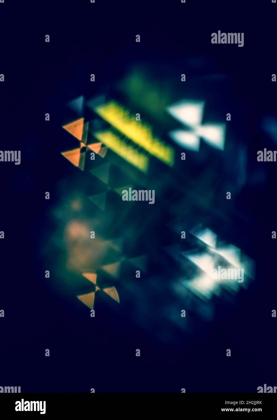 Abstract soft focus Lights on a dark night Stock Photo - Alamy