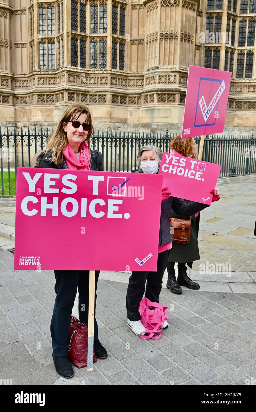Assisted dying protest uk hi-res stock photography and images - Alamy