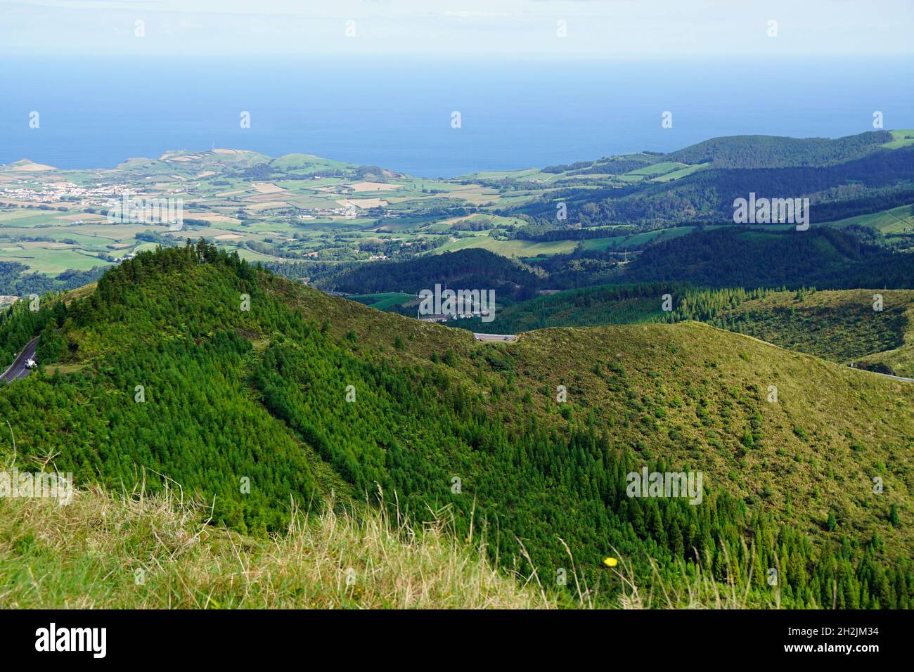 amazing landscape on the azores islands Stock Photo - Alamy